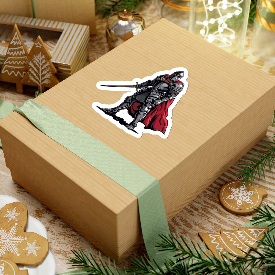 Medieval Knight Sticker: Glossy Vinyl Warrior, Gamer Gift - Etsy