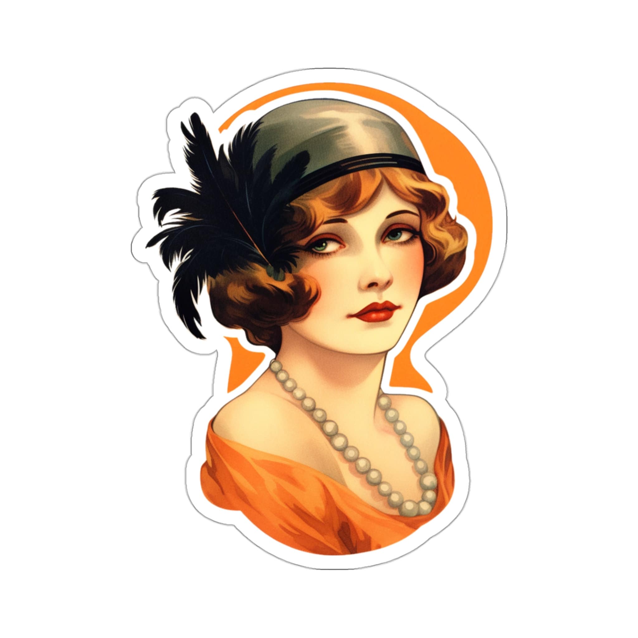 Flapper Flair Roaring Twenties Sticker Vintage Decal Jazz - Etsy