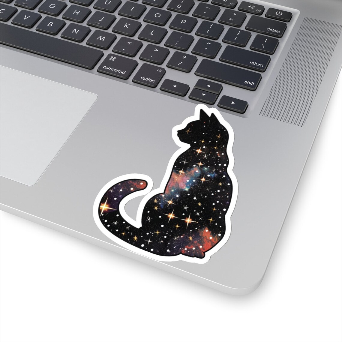 Cosmic Cat Sticker, Galaxy Nebula Design, Perfect for Laptops and ...