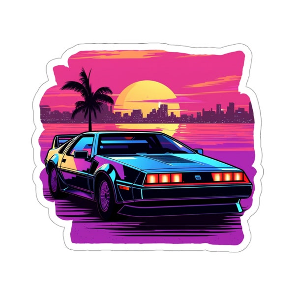 Synthwave Decal - Etsy