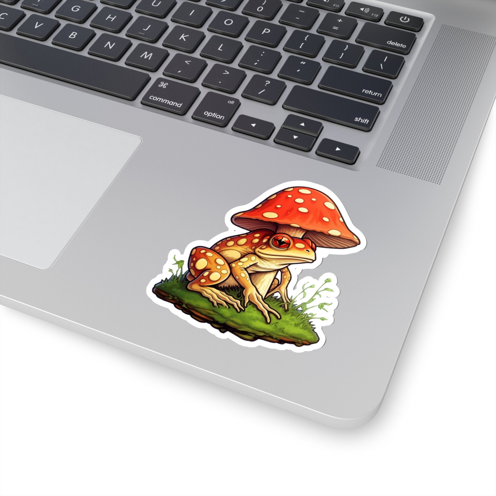Hop Over to Toad Town, Vinyl Kiss-cut Sticker, Toad and Toadstool ...