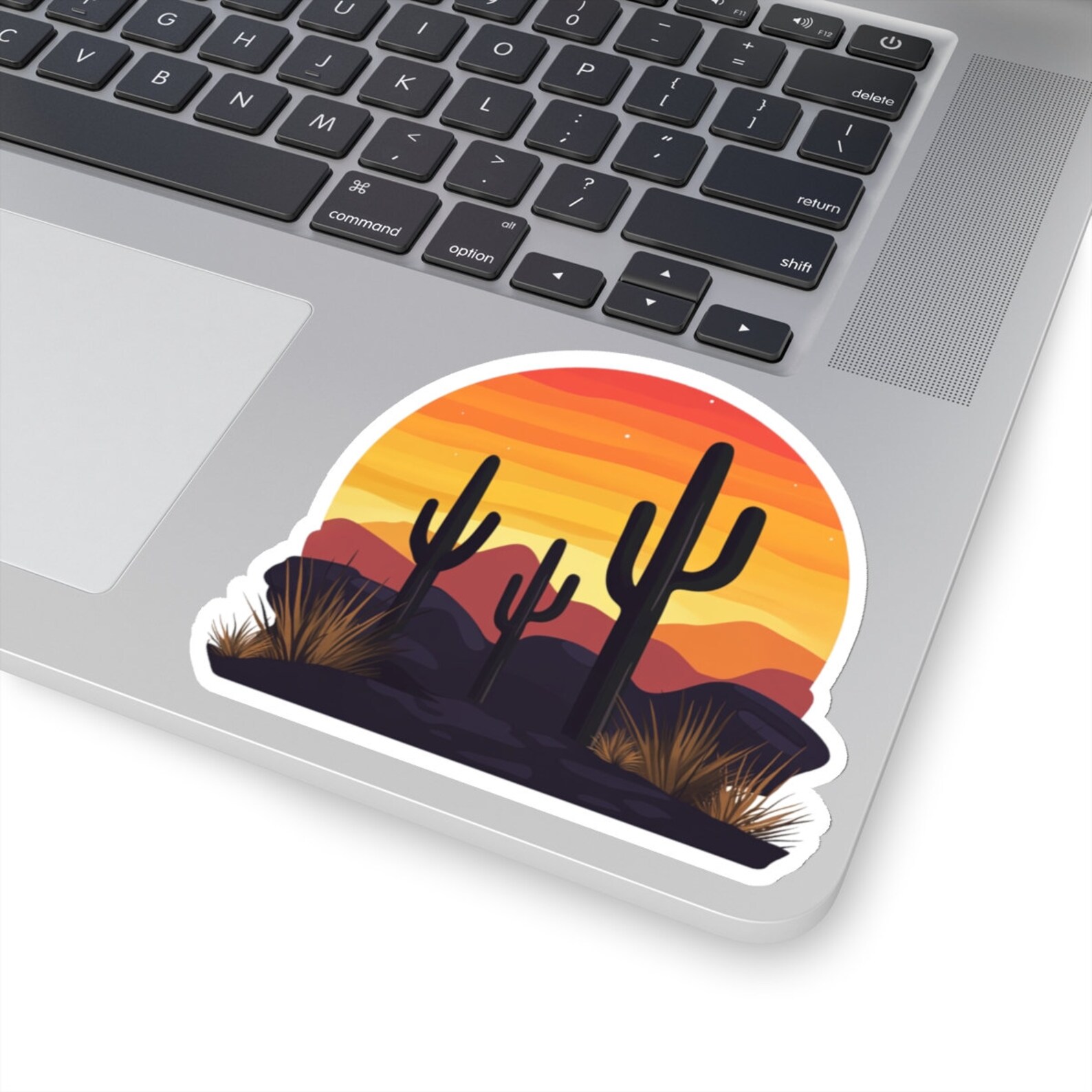 Arizona Sunset Cacti Sticker: Desert Vinyl Decal - Etsy