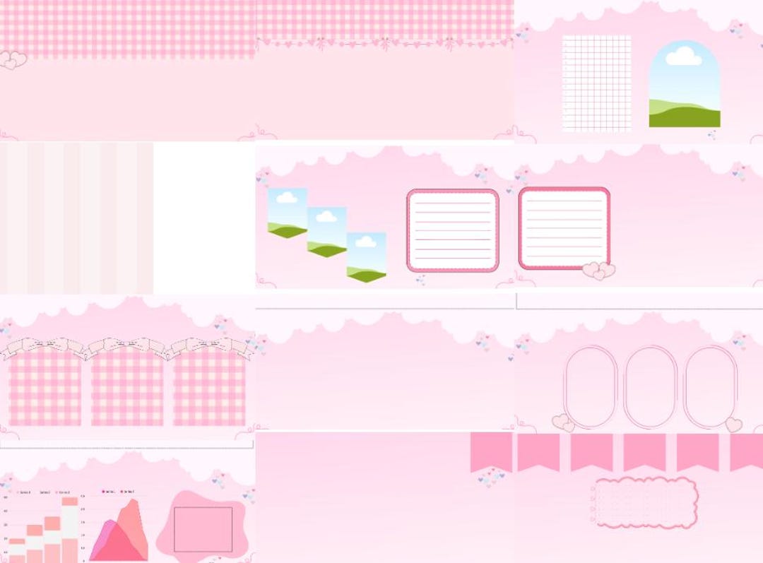 February Themed Powerpoint Template - Etsy