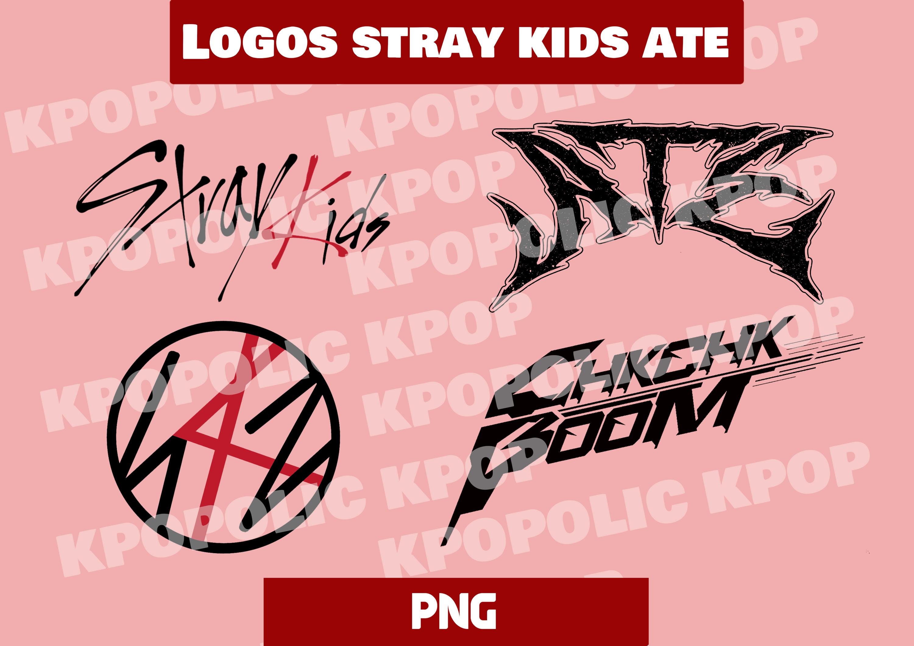 Pack 4 Png's Logo Album ATE Stray Kids - Etsy