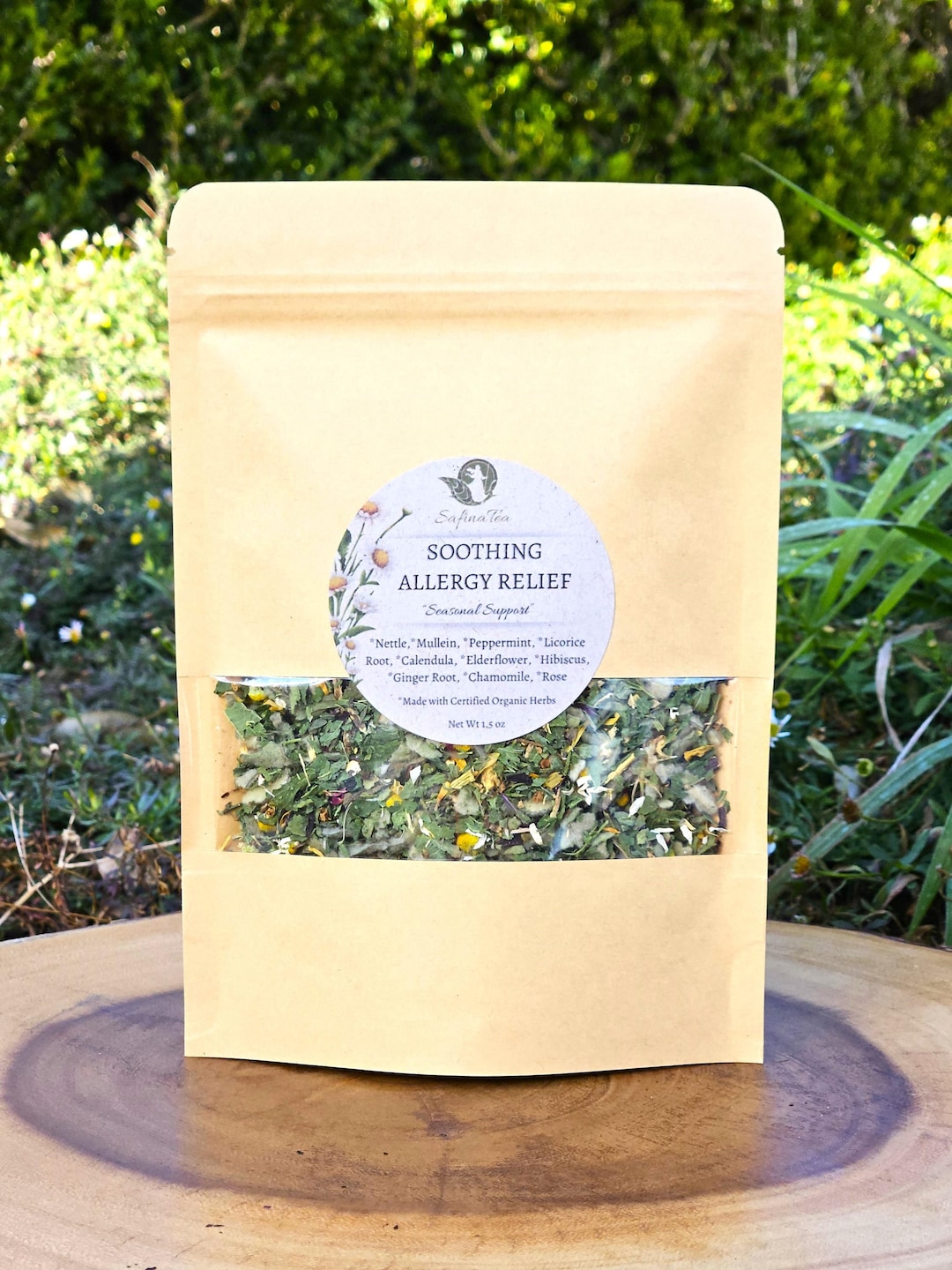 Organic Allergy Relief Tea: Nettle, Peppermint & Mullein - Etsy
