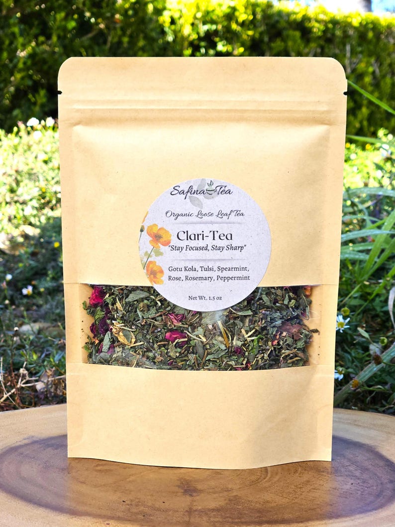Clari-tea, Loose Leaf Tea, Herbal Tea, Wellness Tea, Focus Tea, Mental ...