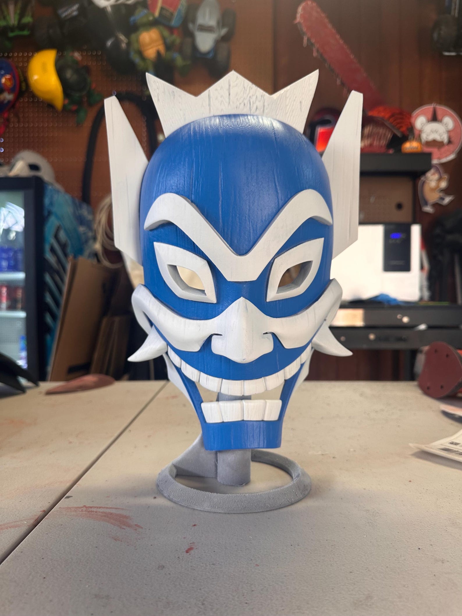 Blue Spirit Kabuki Mask Zuko/ 3D Printed - Etsy