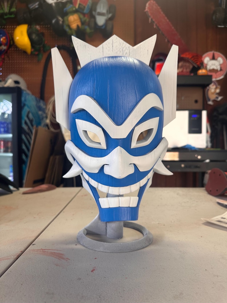 Blue Spirit Kabuki Mask Zuko/ 3D Printed - Etsy