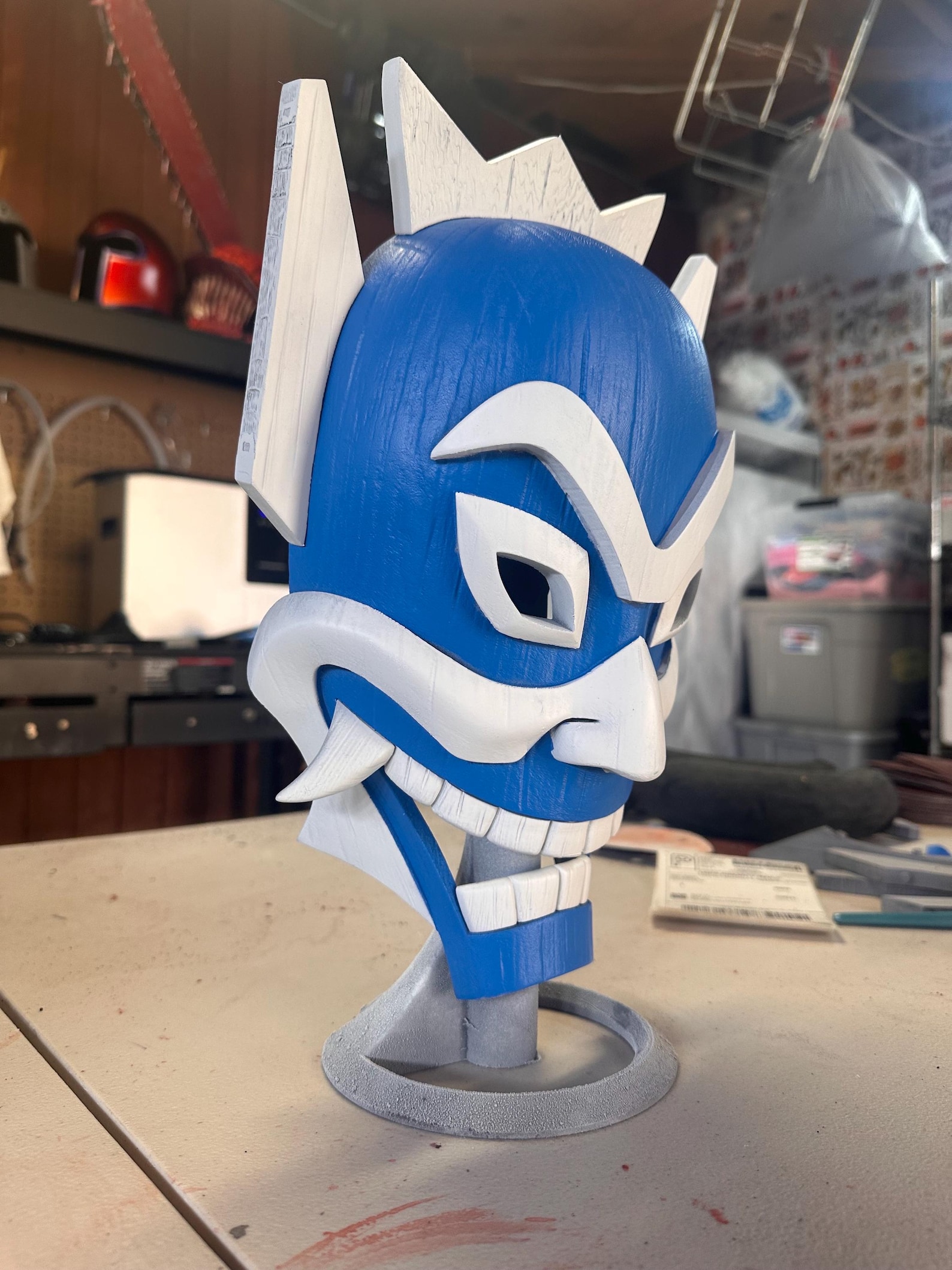 Blue Spirit Kabuki Mask Zuko/ 3D Printed - Etsy