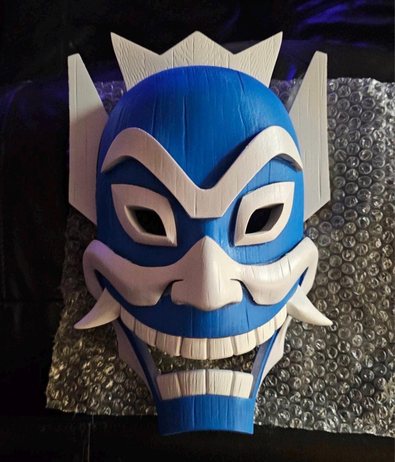 Blue Spirit Kabuki Mask Zuko/ 3D Printed - Etsy