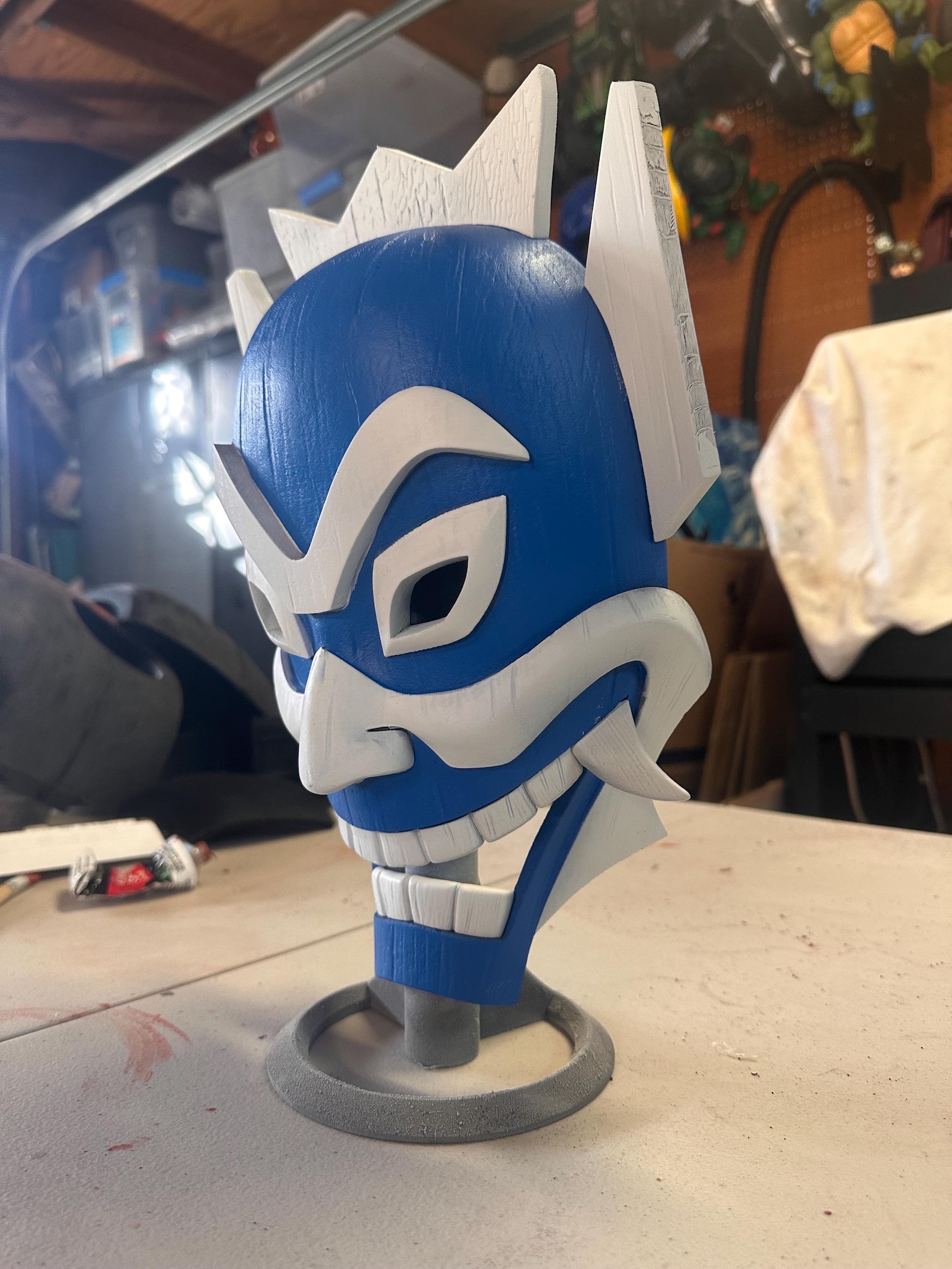 Blue Spirit Kabuki Mask Zuko/ 3D Printed - Etsy