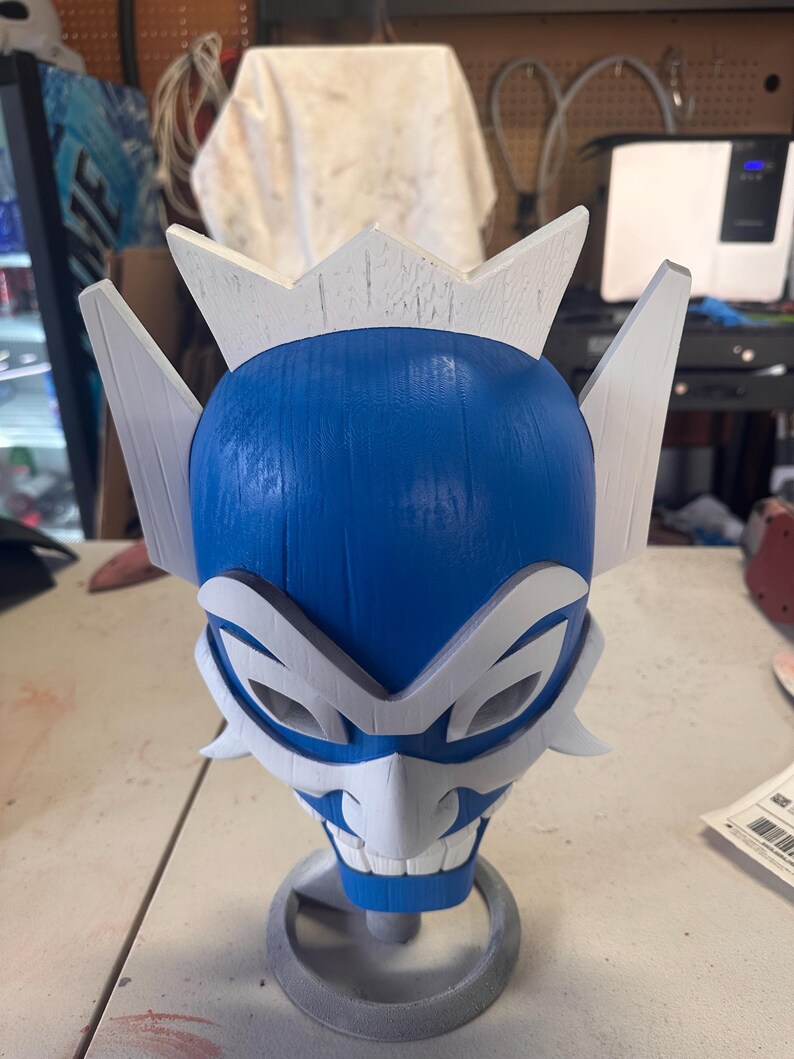 Blue Spirit Kabuki Mask Zuko/ 3D Printed - Etsy