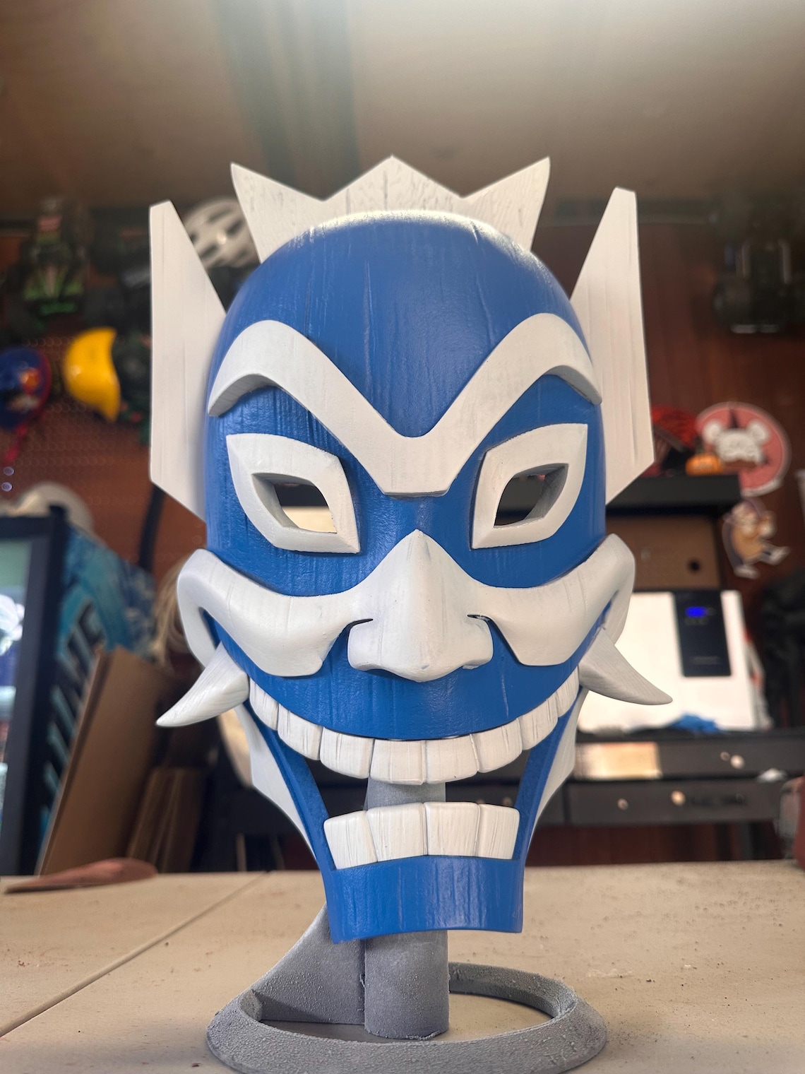 Blue Spirit Kabuki Mask Zuko/ 3D Printed - Etsy