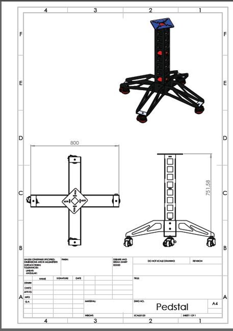Workshop Pedestal ( Metric Dims) - Etsy