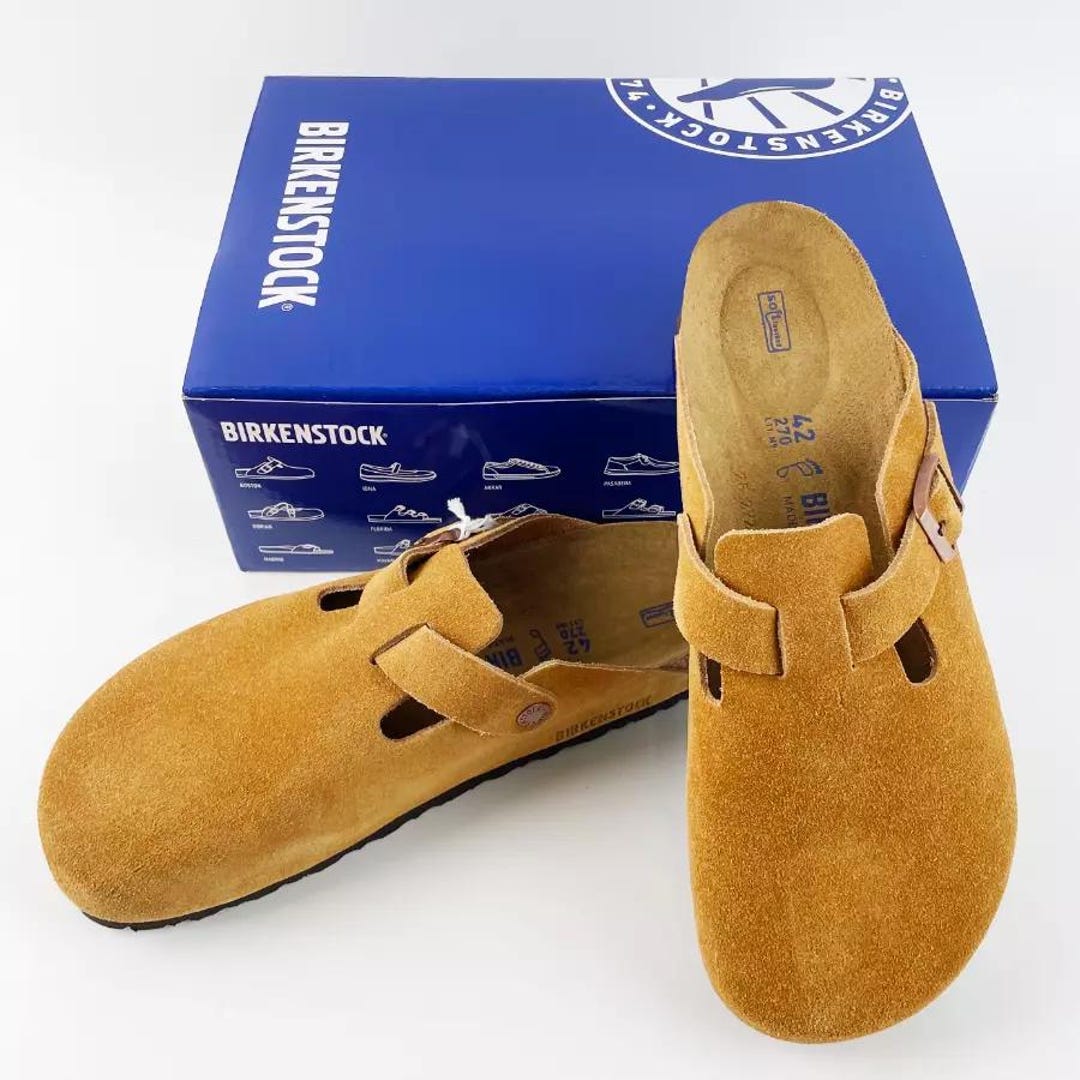 New Boston Soft Footbed Mink Leather Clog Men's Shoes - With Box Sizes ...