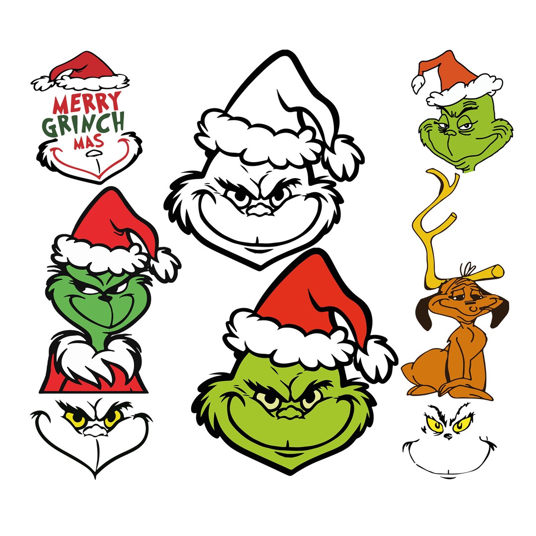 The Grinch UNIQUE DESIGN Grinch Christmas Png-svg Grinch - Etsy