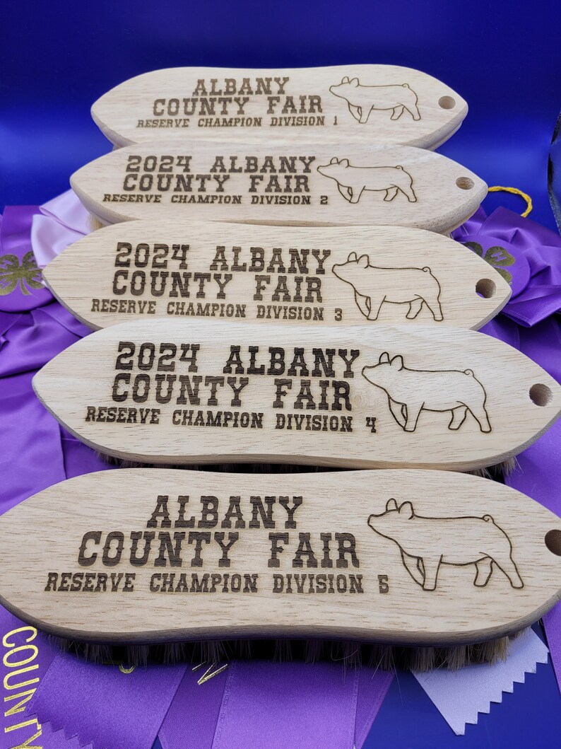 Personalized Show Pig Brush: Engraved Livestock Award - Etsy