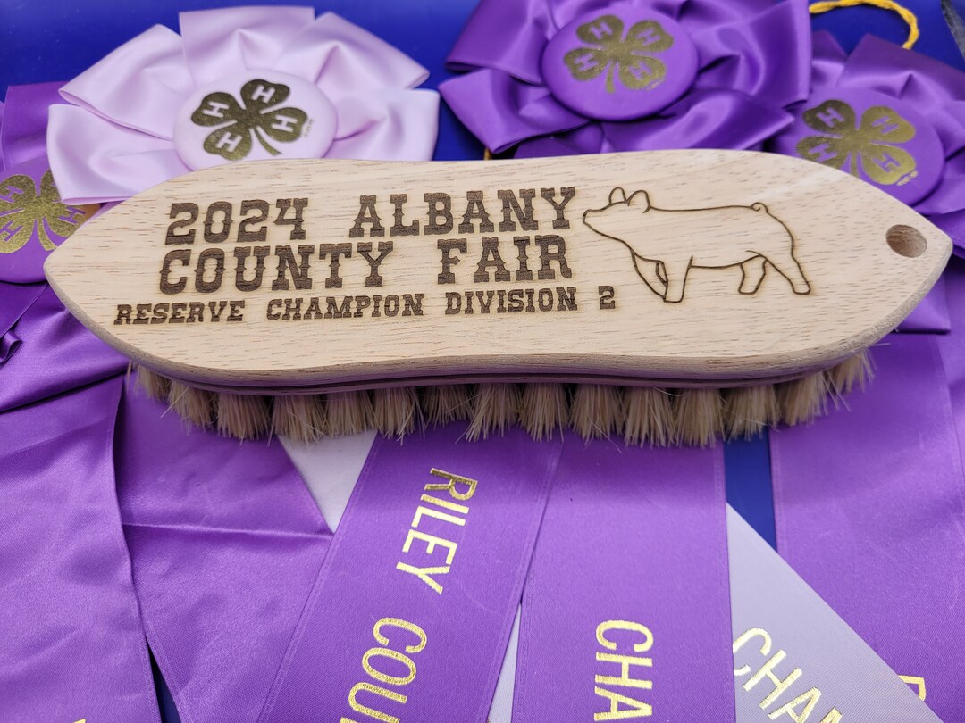Personalized Show Pig Brush: Engraved Livestock Award - Etsy