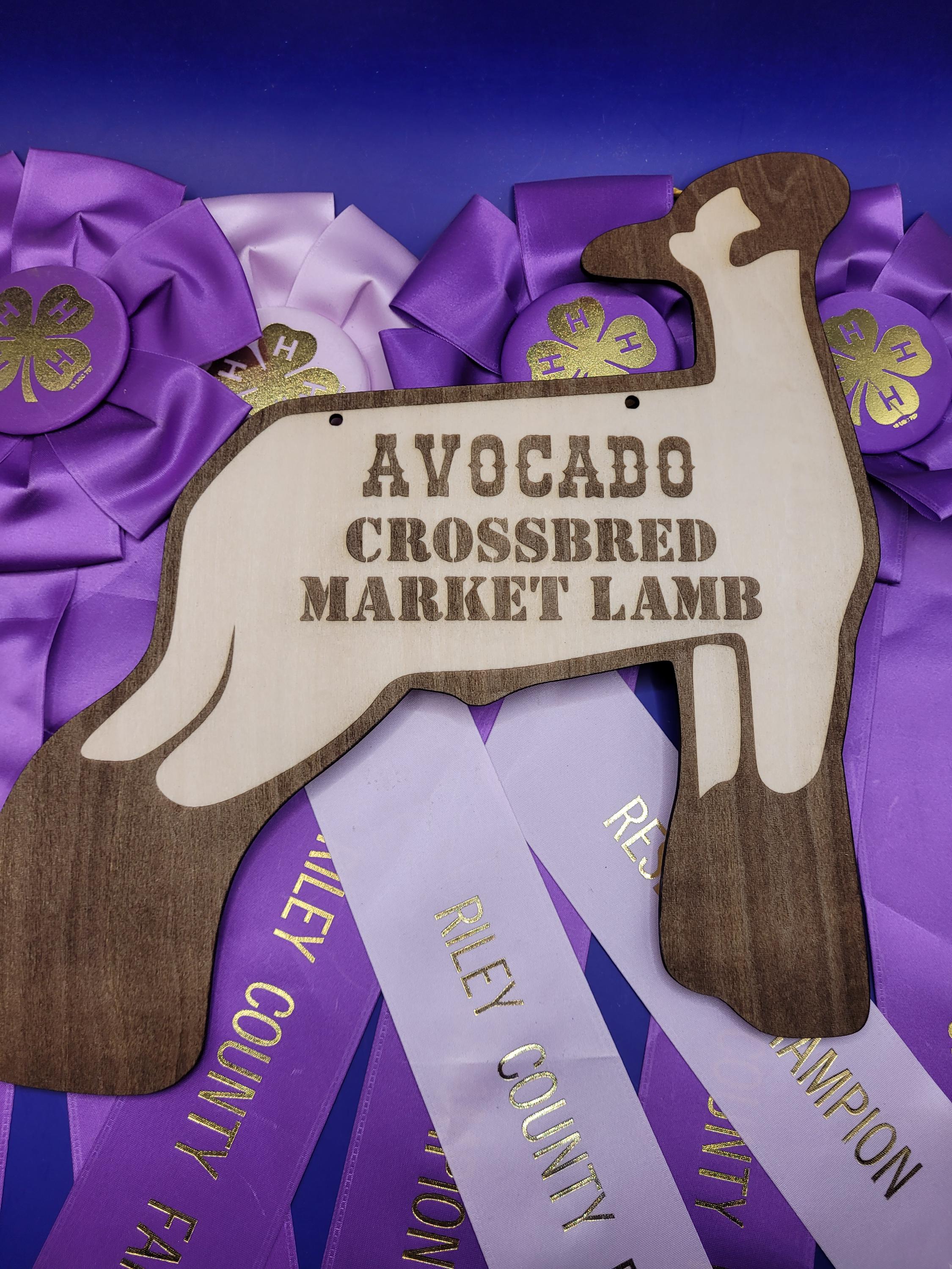 Custom Lamb Show Stall Sign: Laser Engraved Wood, Personalized - Etsy