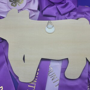 Custom Engraved Pig Thank You Sign: 4-H Auction Gift - Etsy