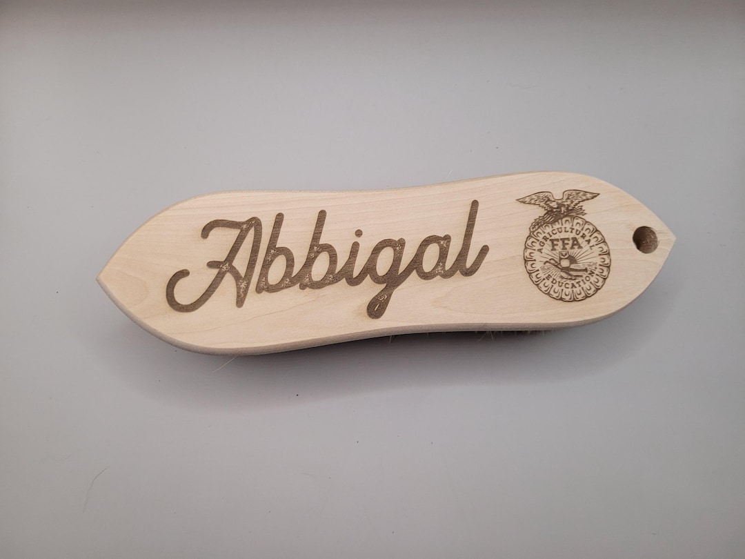 FFA Custom Engraved Livestock Brush - Affinity and FFA Licensed ...