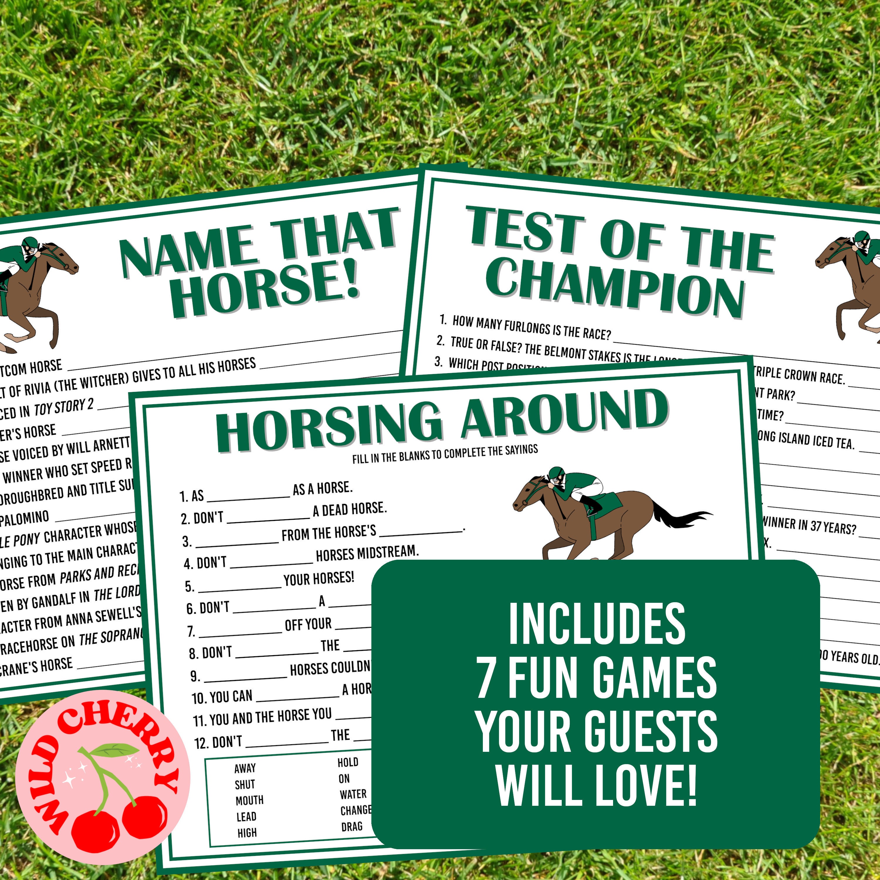 Belmont Stakes Games Belmont Stakes Game Bundle 7 Fun Games for Adults ... Belmont Stakes Games Belmont Stakes Game Bundle 7 Fun Games for Adults ...