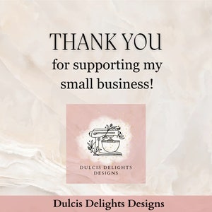 Bakery Thank You Card, Thank You Card, Instant Download, Canva Editable ...