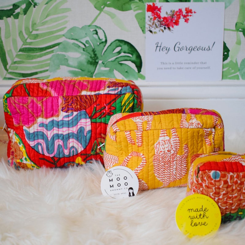 Block Print Set Bags - Etsy