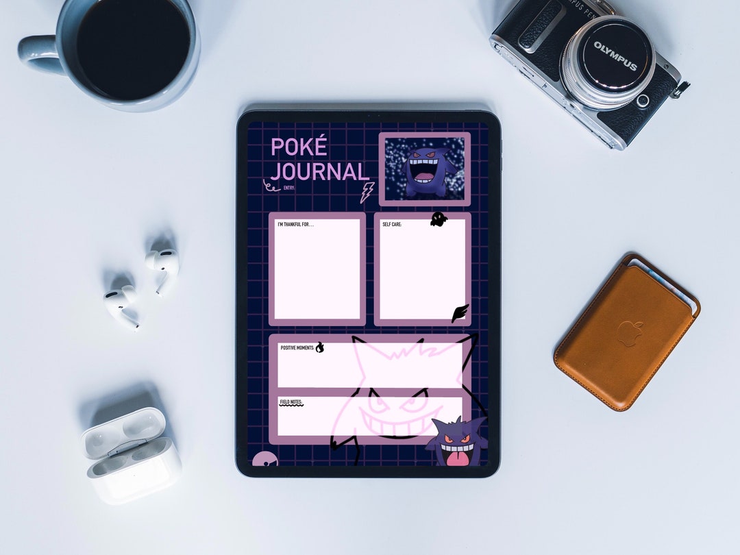 Gengar Poké Journal Pokémon-inspired Gratitude Affirmation - Etsy
