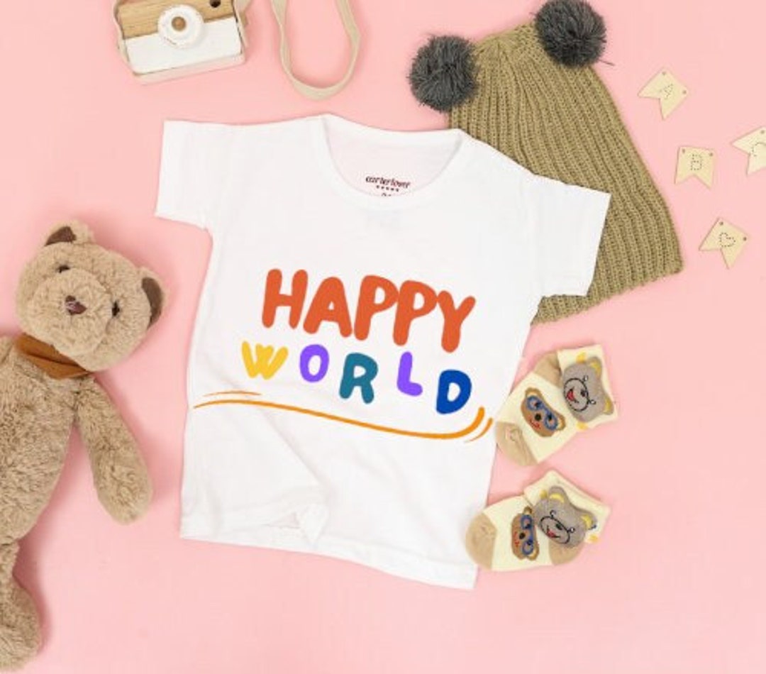 Happy World Png Svg and Pdf Files. - Etsy