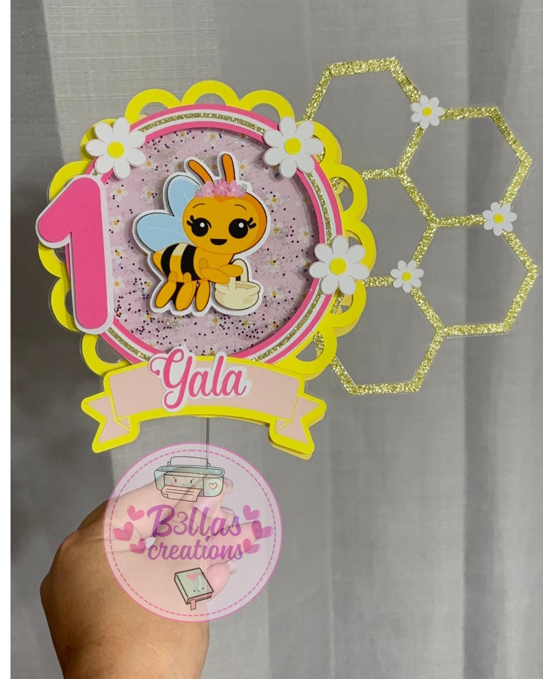 Little Bee Cake Topper - Etsy