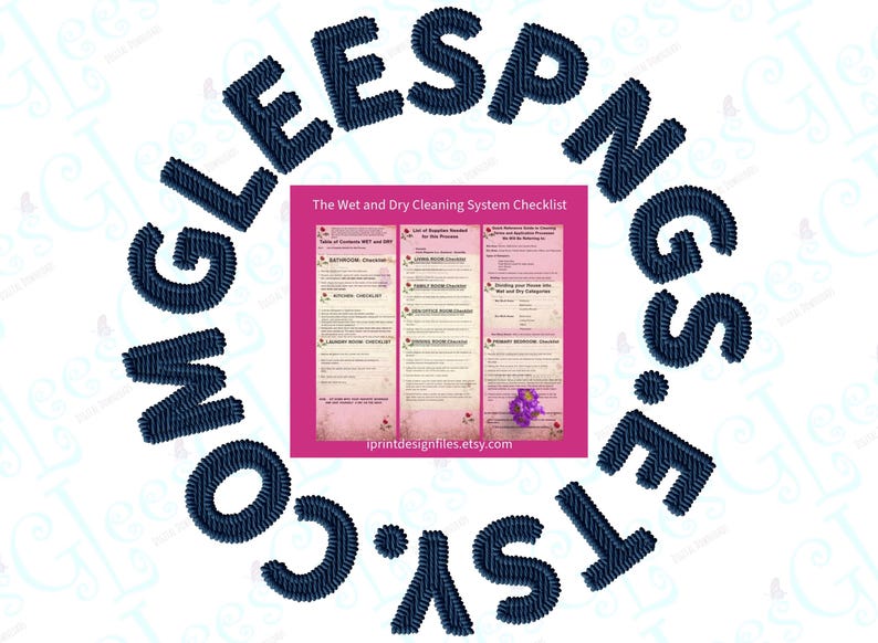 Printable Cleaning Checklist Bundle | Weekly Monthly Cleaning Schedule ...