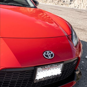 Hella Slow License Plate Frame Chrome - Etsy