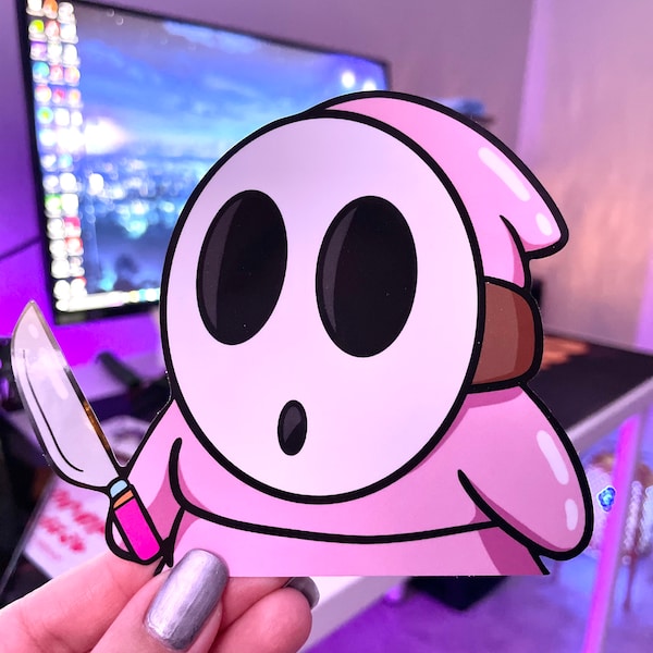 Shy Guy Sticker - Etsy