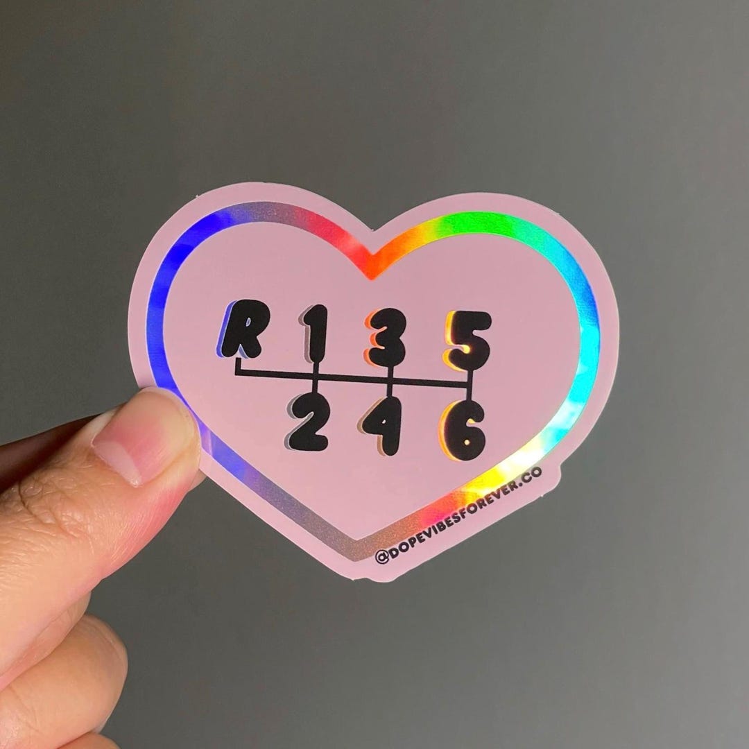 6 Speed Shifter Sticker - Etsy
