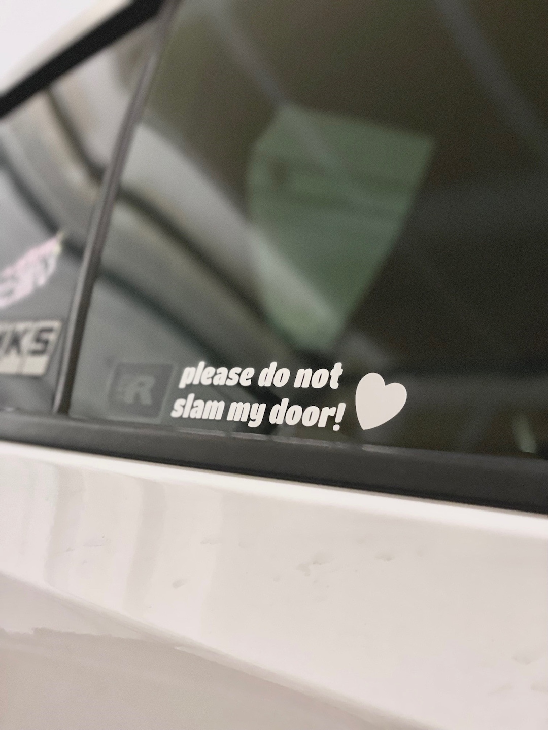 Please Do Not Slam My Door Decal 3 - Etsy