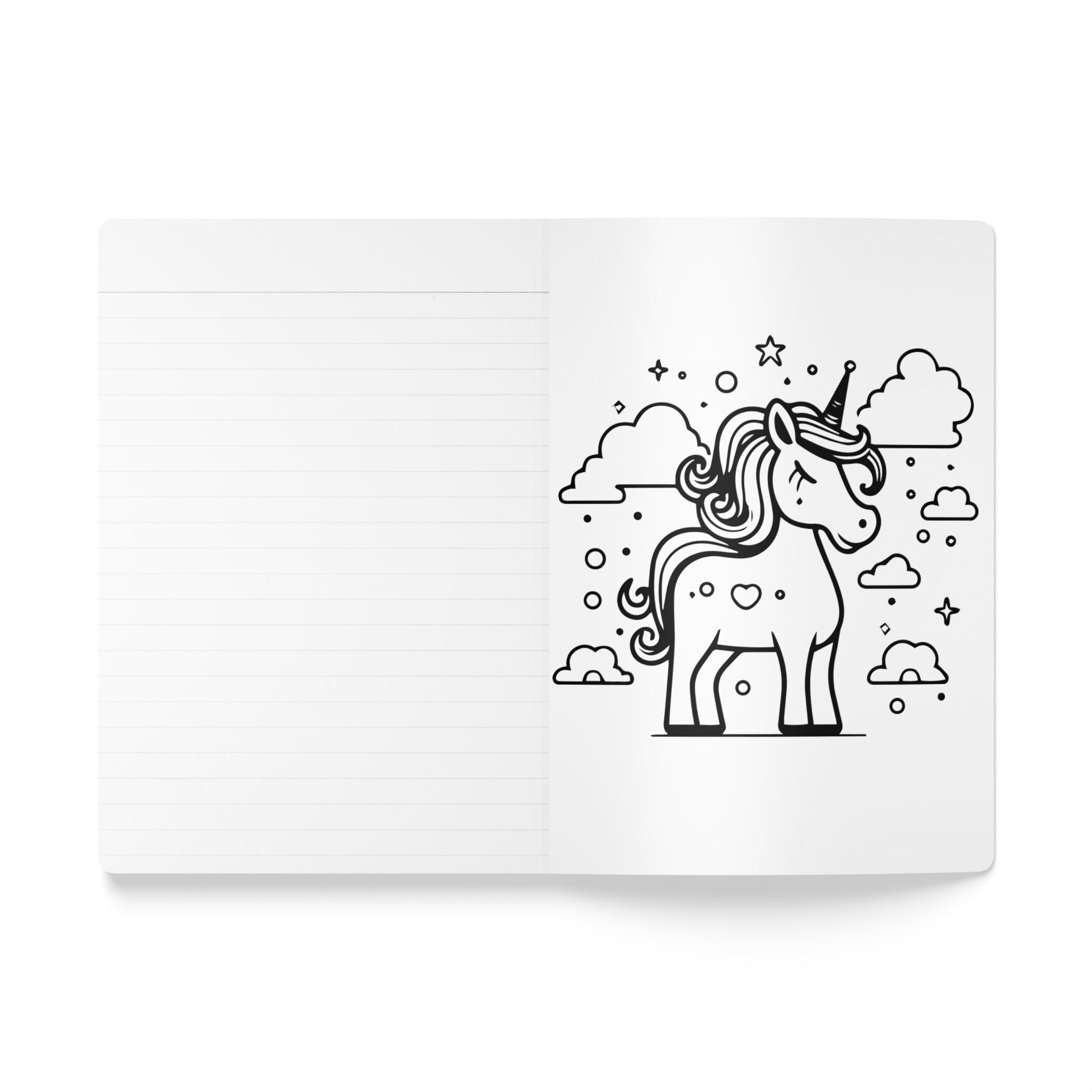 Softcover Composition Coloring Book Journal (with Inside Prints) Kids ...