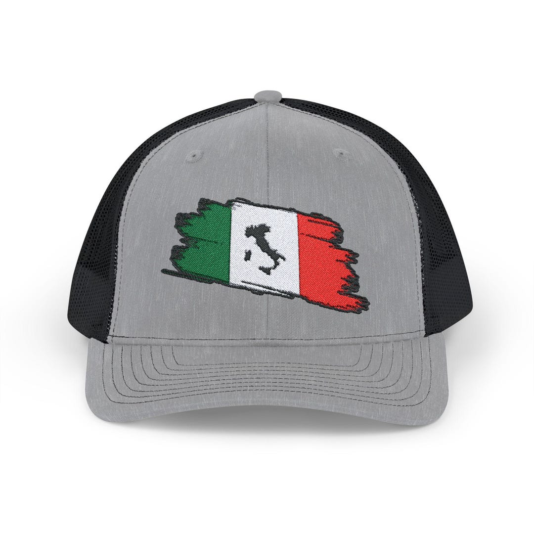Italian Flag Map Snapback Trucker Cap, Italy Pride Souvenir - Etsy