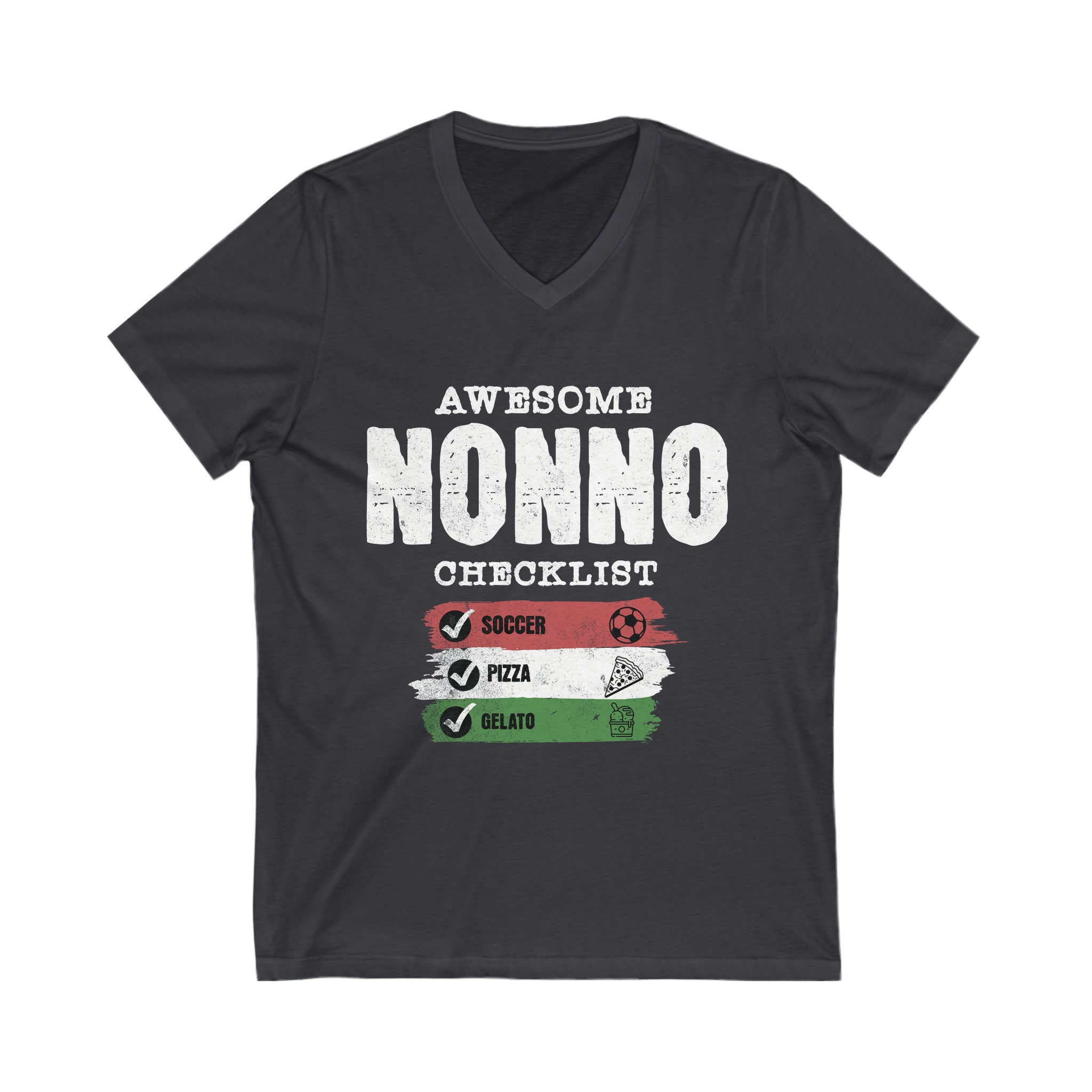 Vintage Italian Nonno Tee Soccer Pizza Gelato Funny Foodie Gift ...