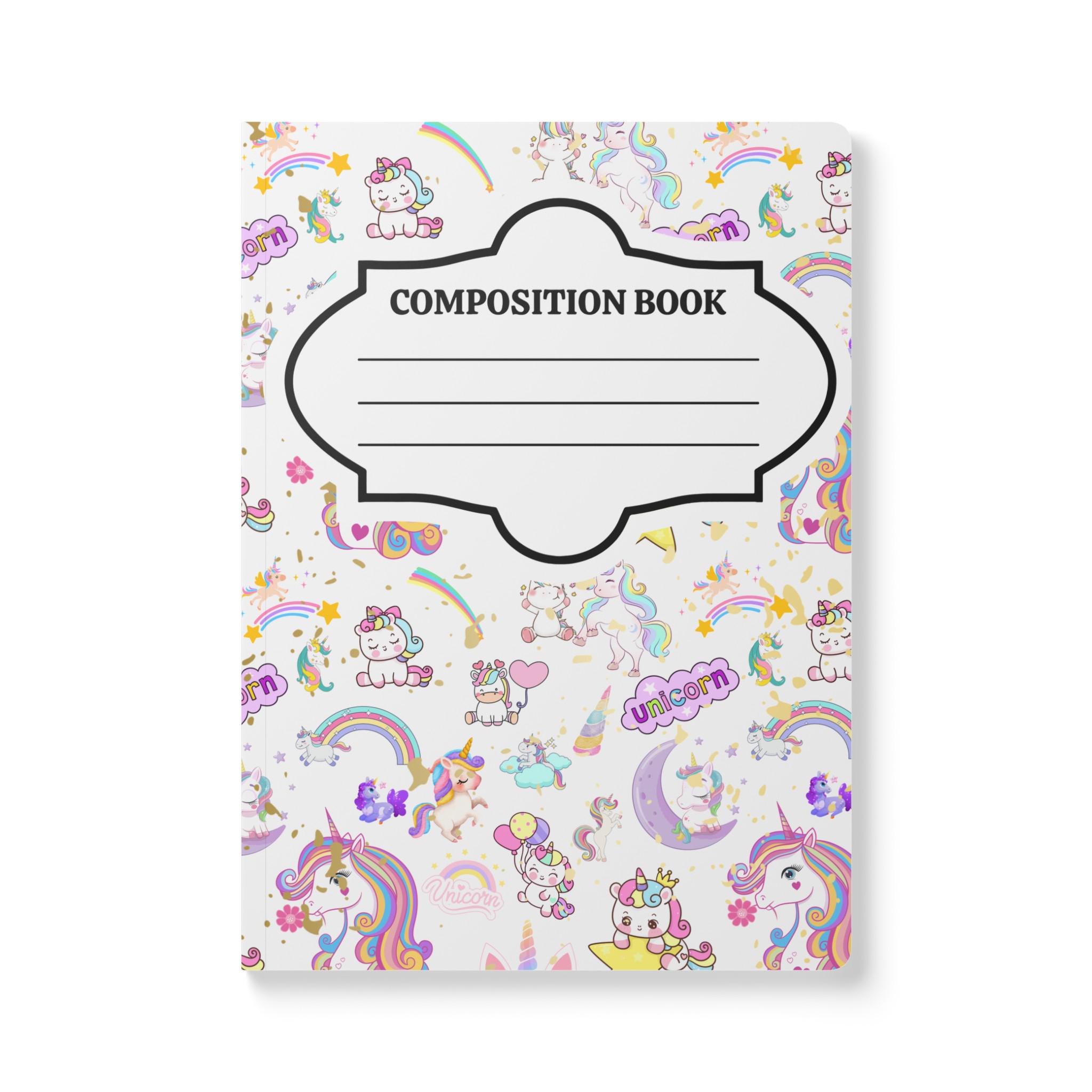 Softcover Composition Coloring Book Journal (with Inside Prints) Kids ...