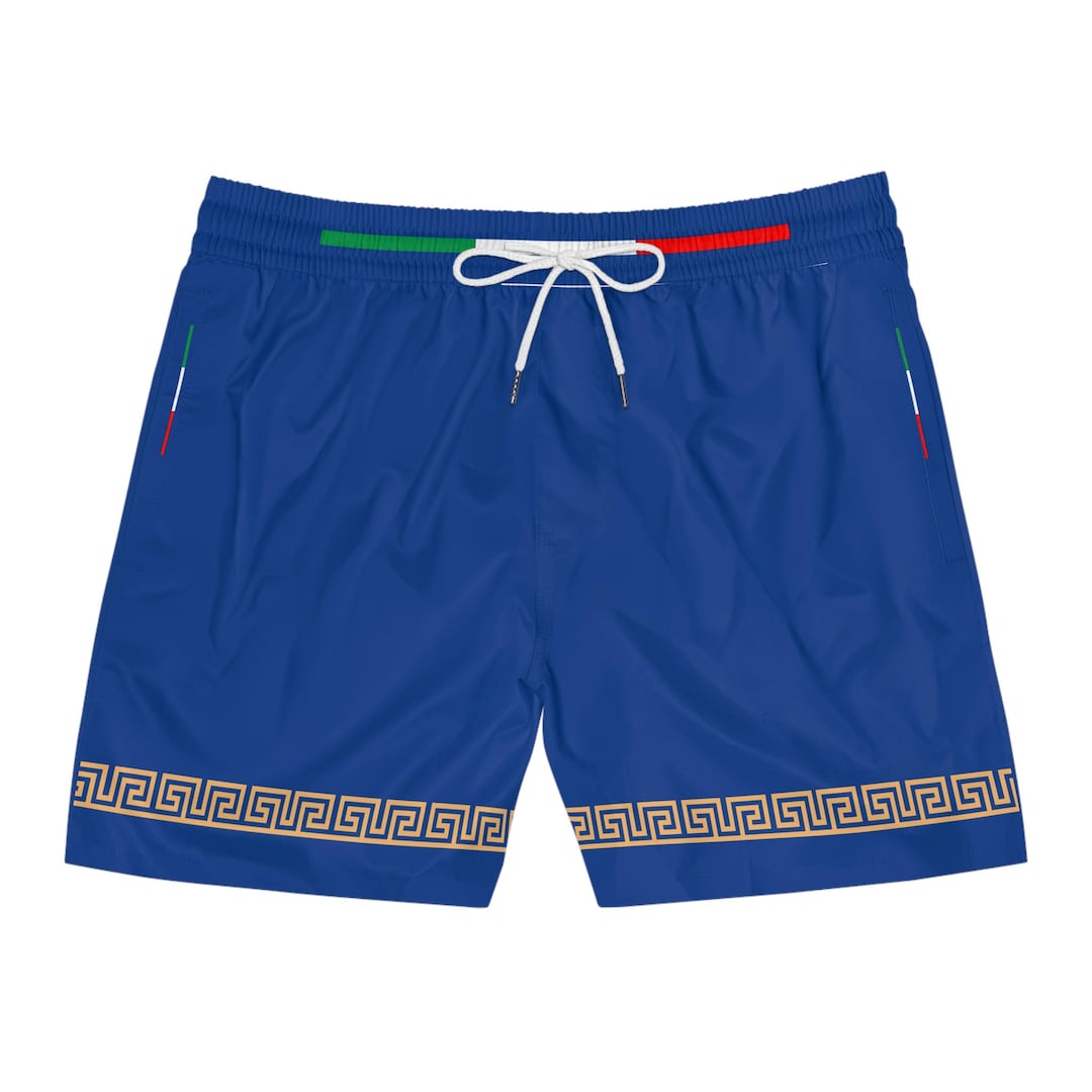 Swim Shorts, Italian Flag Design, Kickboxer Style Beachwear, Water ...