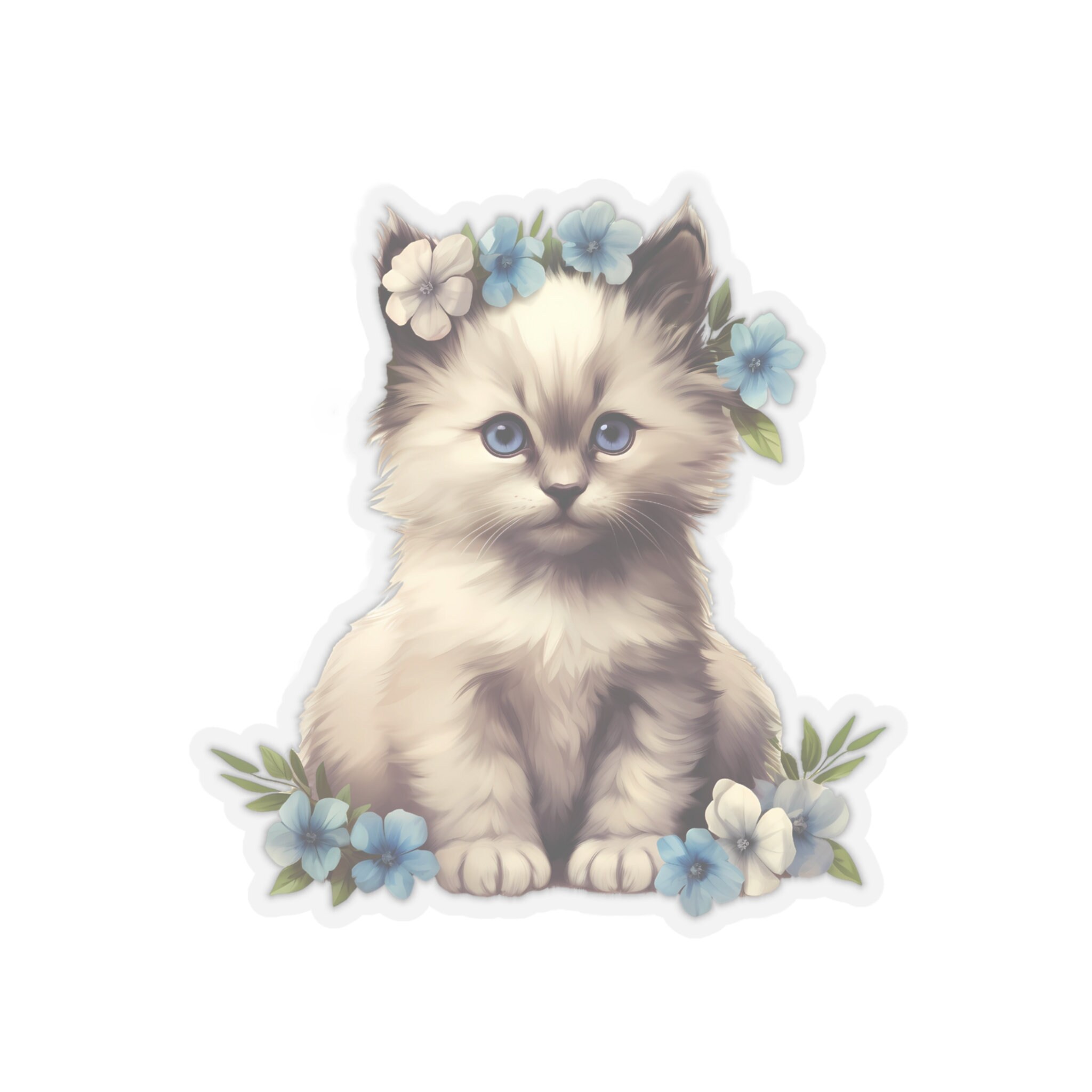 Ragdoll Kitten Stickers Cute Ragdoll Cat Sticker for Ragdoll Mom Gift ...