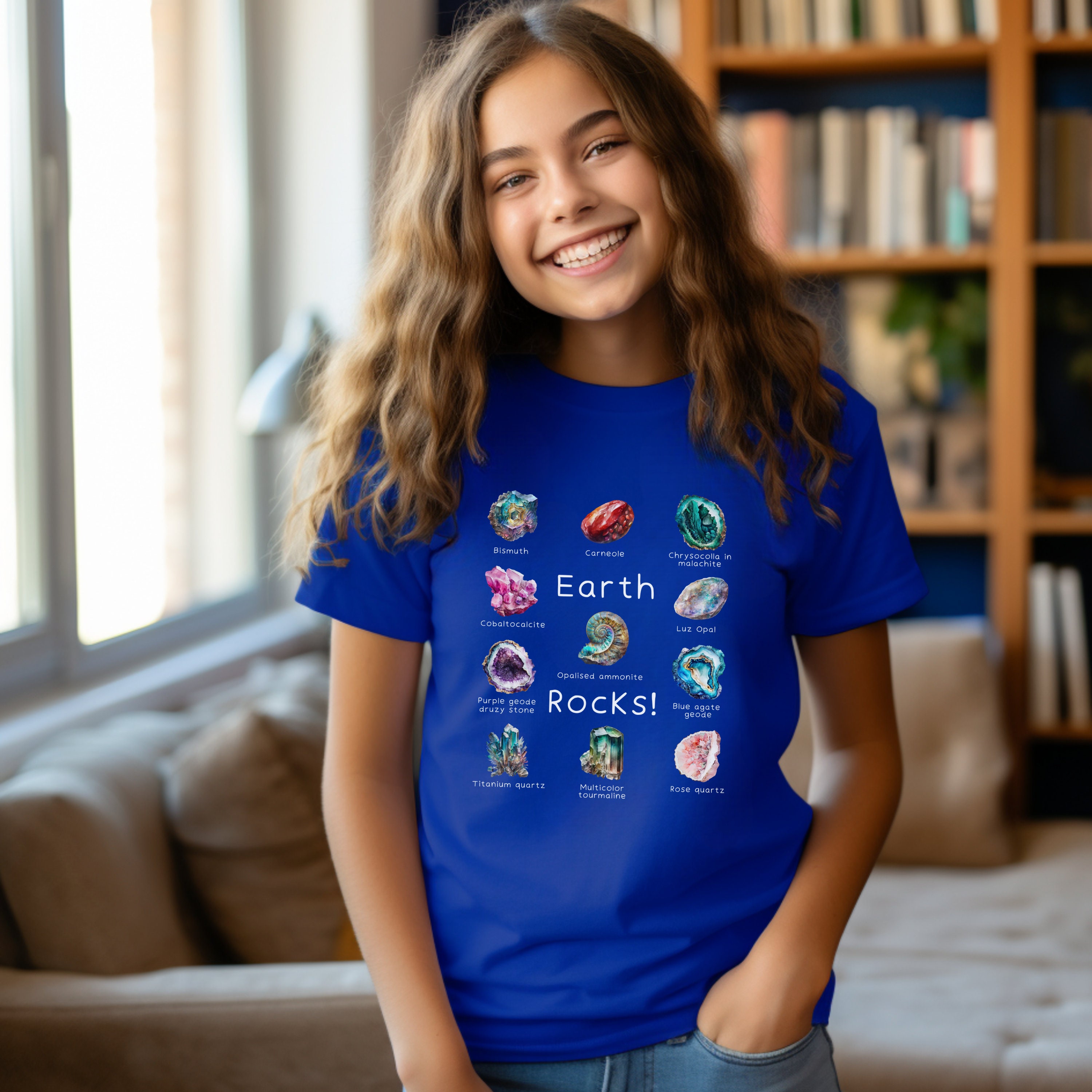Rocks and Mineral Tshirt Kids Geology Rocks Shirt for Kids Earth Rocks ...