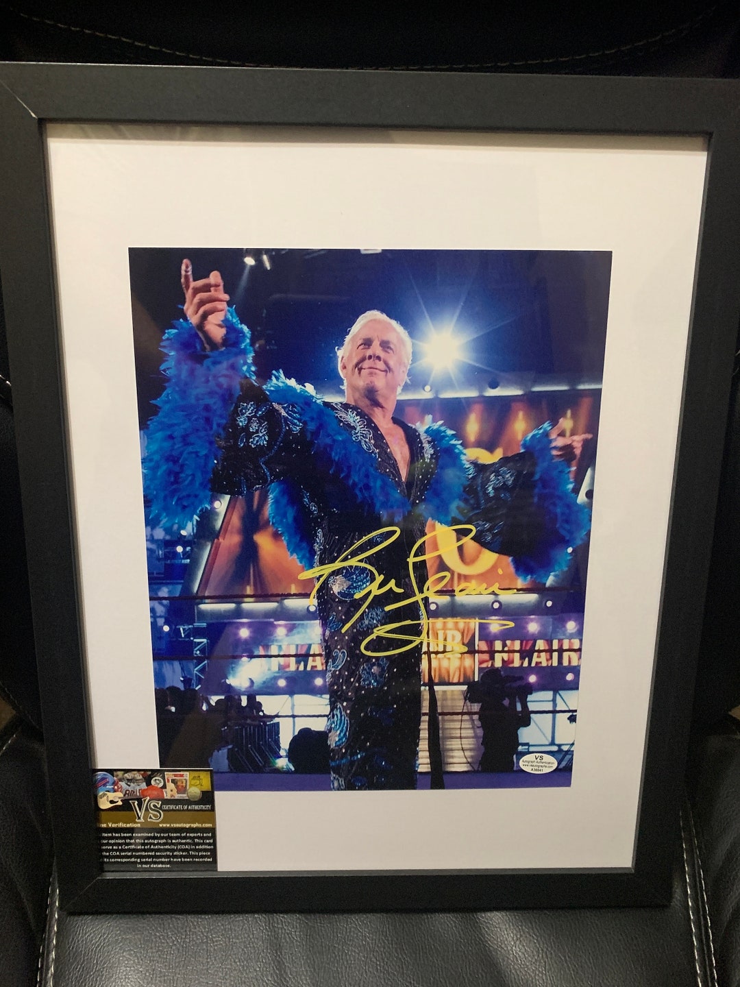 Ric Flair Wwe WWF Wrestling Autographed Photo 8x10 VS COA - Etsy