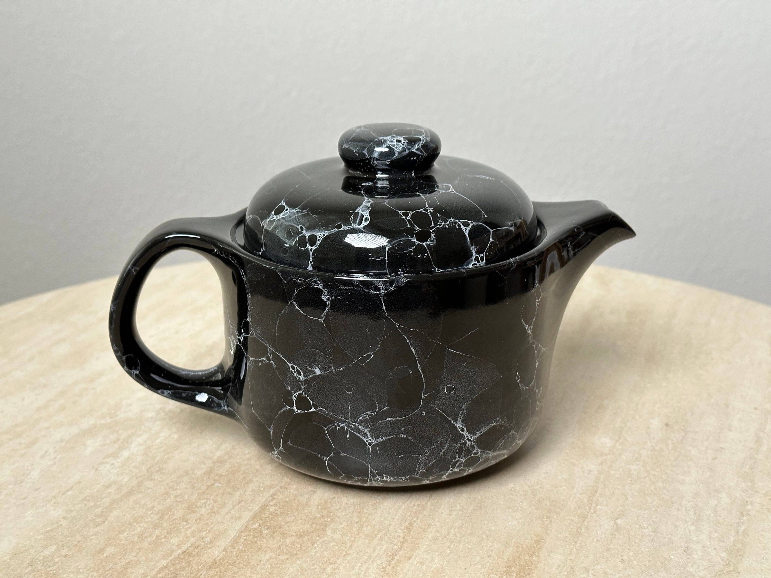 Marbleized Ceramic MCM Teapot, Made in West Germany - Etsy