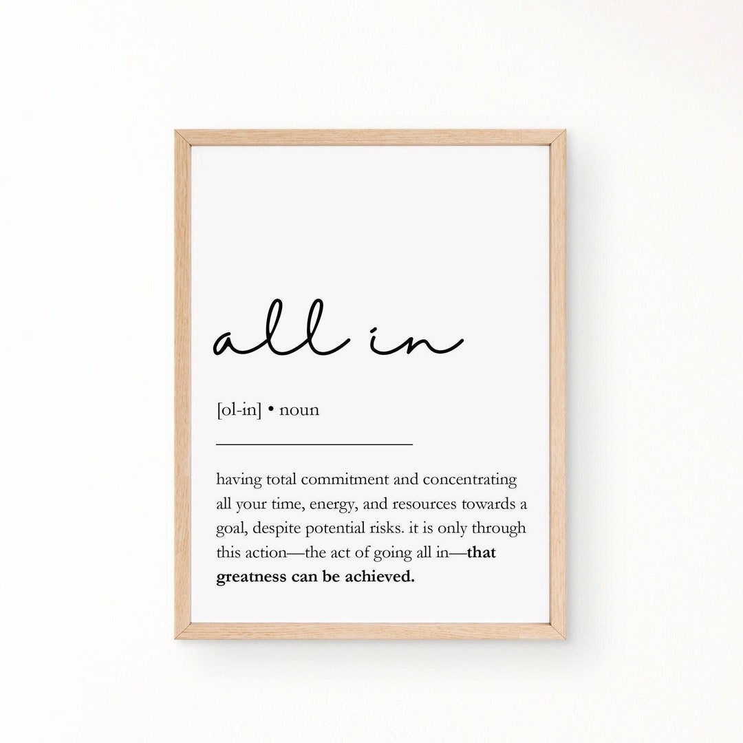 All in Definition, High Resolution 300 Dpi, Inspirational Wall Art ...