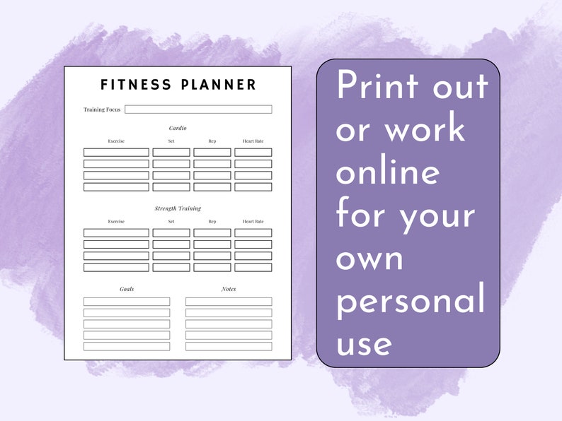 Fitness Planner, Exercise Log, Workout Tracker, Weight Management ...