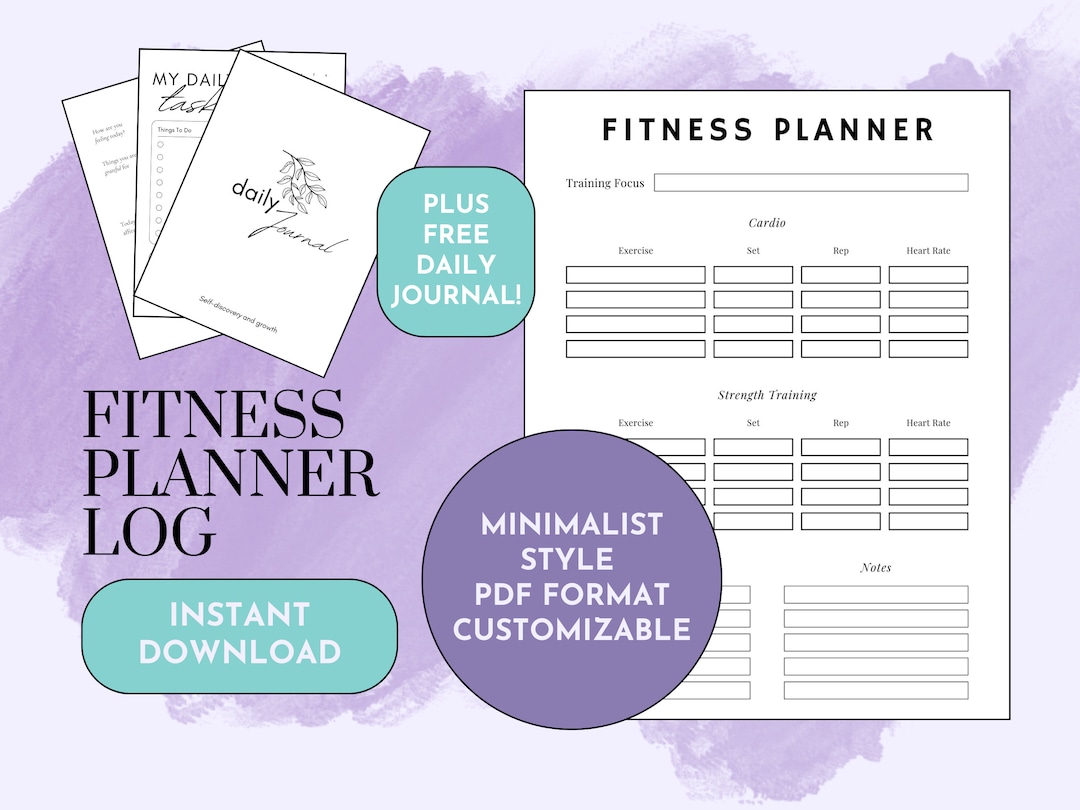 Fitness Planner, Exercise Log, Workout Tracker, Weight Management ...