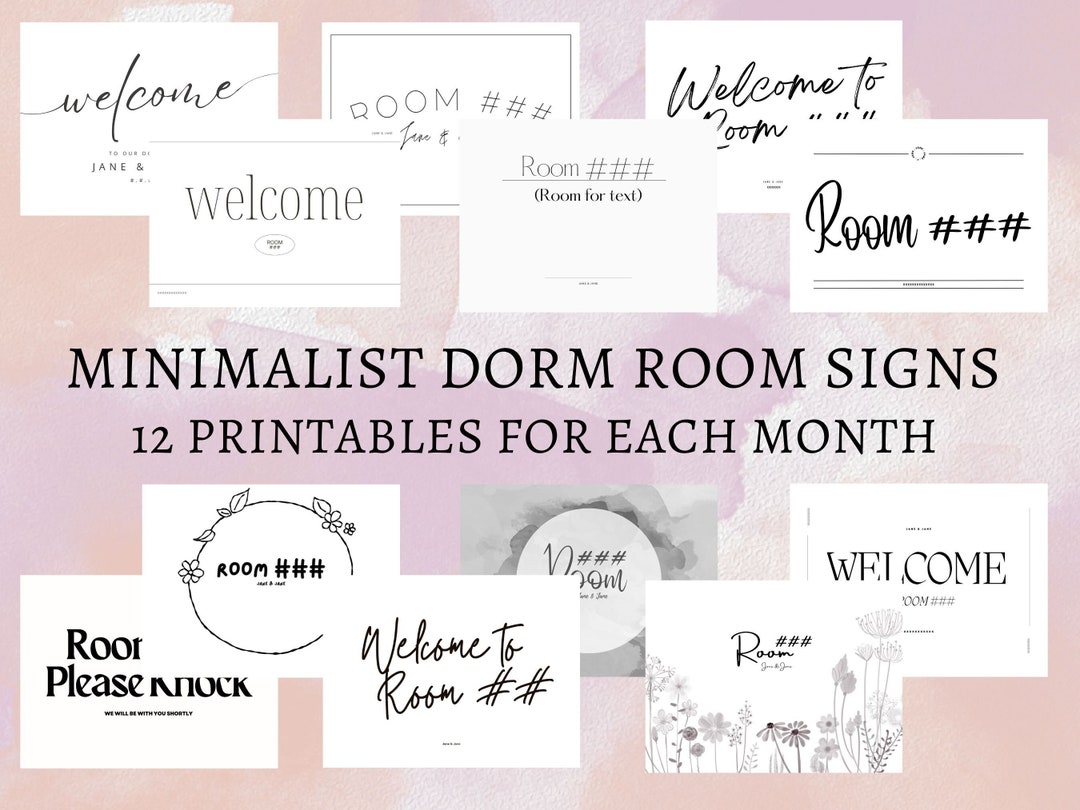 Dorm Room Door Signs | Roommate Gift | Dorm Room Decor for College ...