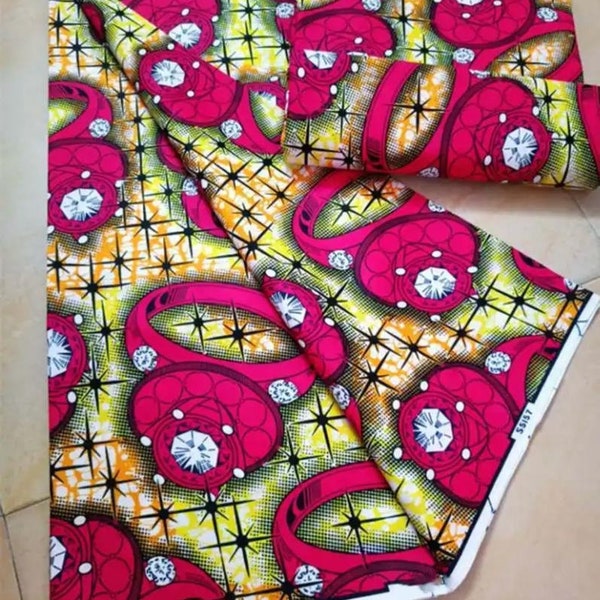African Fabric Block - Etsy